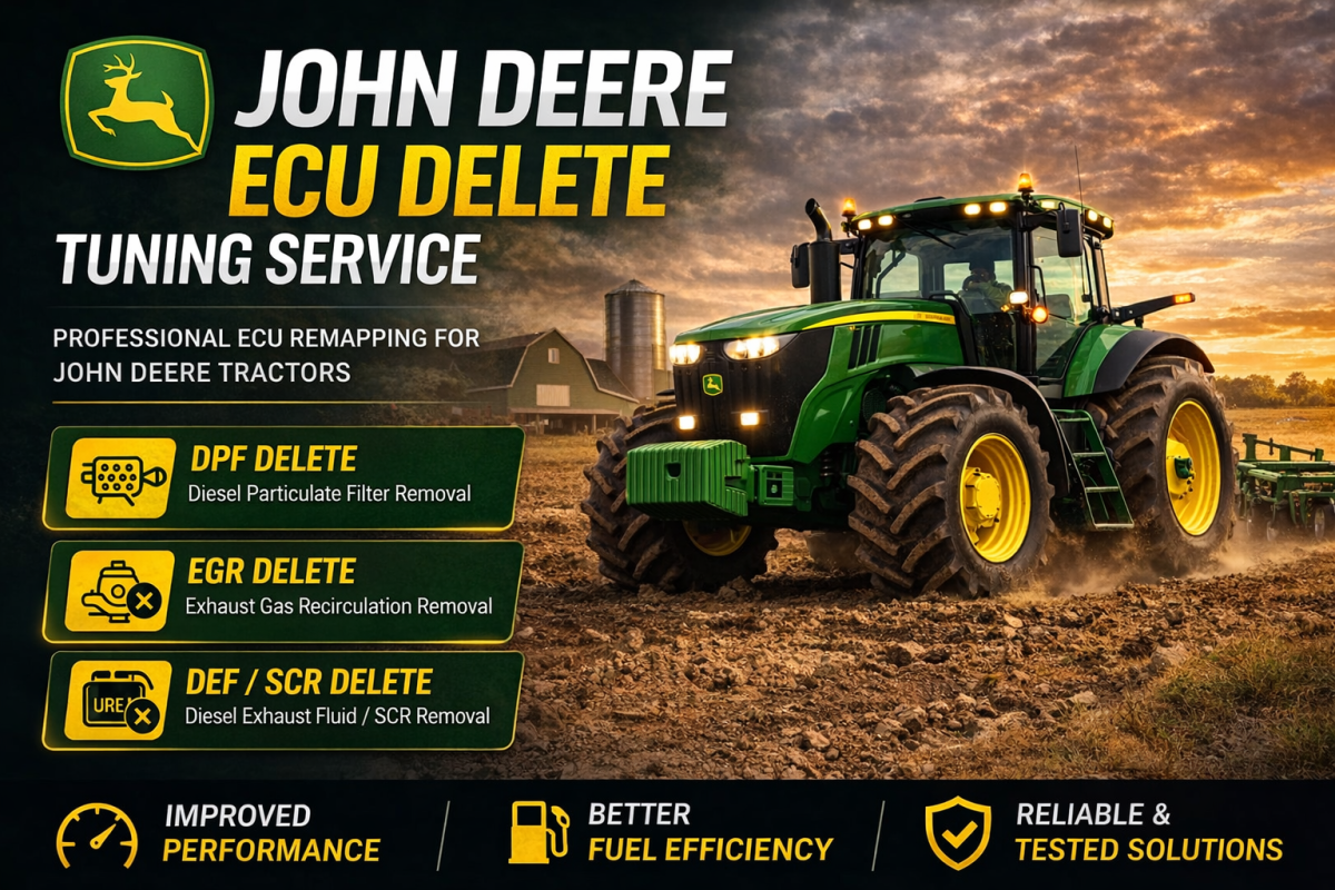 JD Machinery & Industrial Engine AG & CF Models ECU Tuning Service DEF ...